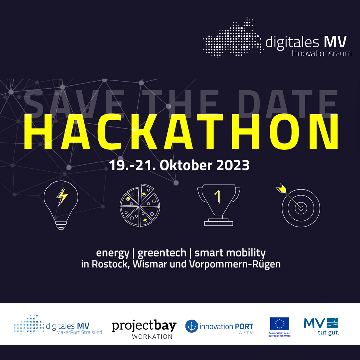 Hackathon-Ankündigung: Smart Mobility, Energy, Green Tech - Hochschule Wismar
